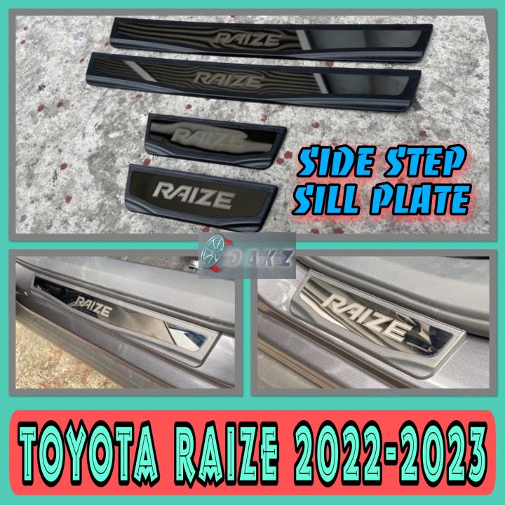TOYOTA RAIZE 2022-2023 SIDE STEP SILL PLATE | Lazada PH