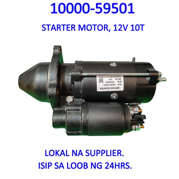 T410874 , Starter Motor replacement for PERKINS, 12V 10T 3KW | Lazada PH
