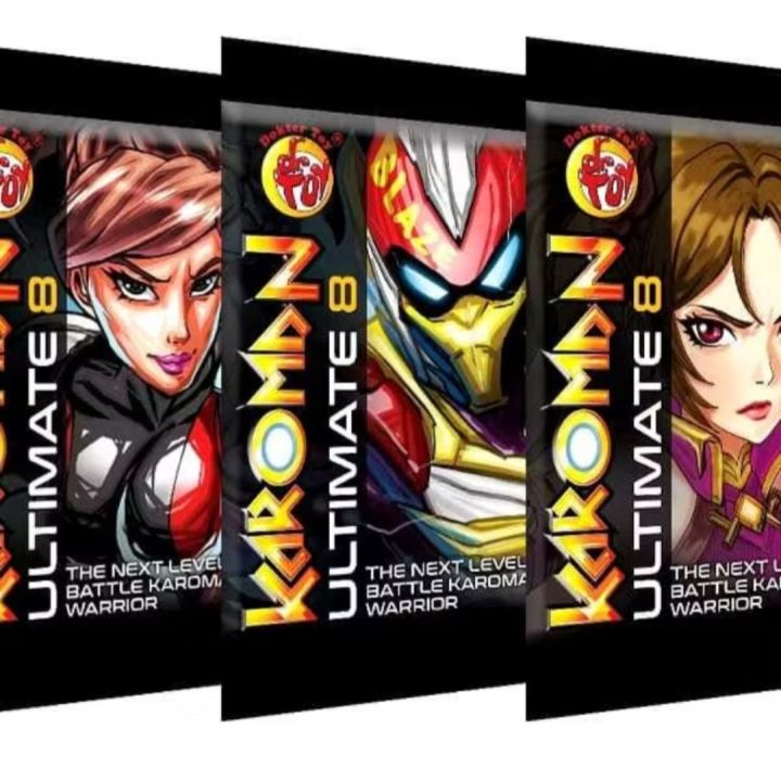 Mainan anak edukasi puzzle 3D karoman ultimate 8 keren murah harga ...