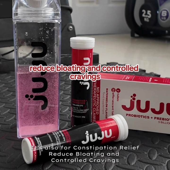 JUJU Tribiotic : Watermelon Flavor 1 Box (30 Tablets) Poop Better Daily ...