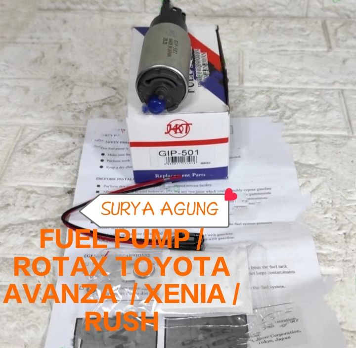 FUEL PUMP / ROTAX/ POMPA BENSIN HKT GP-501 TOYOTA AVANZA / XENIA / RUSH ...