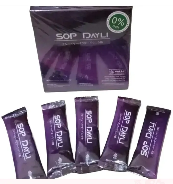 SOP DAYLI (15 Sachet/Box) Salmon Ovary Peptide Soy Oligo Peptide Apple ...