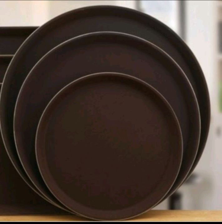 Rubberized serving bar tray round and rectangular HEAVY DUTY | Lazada PH