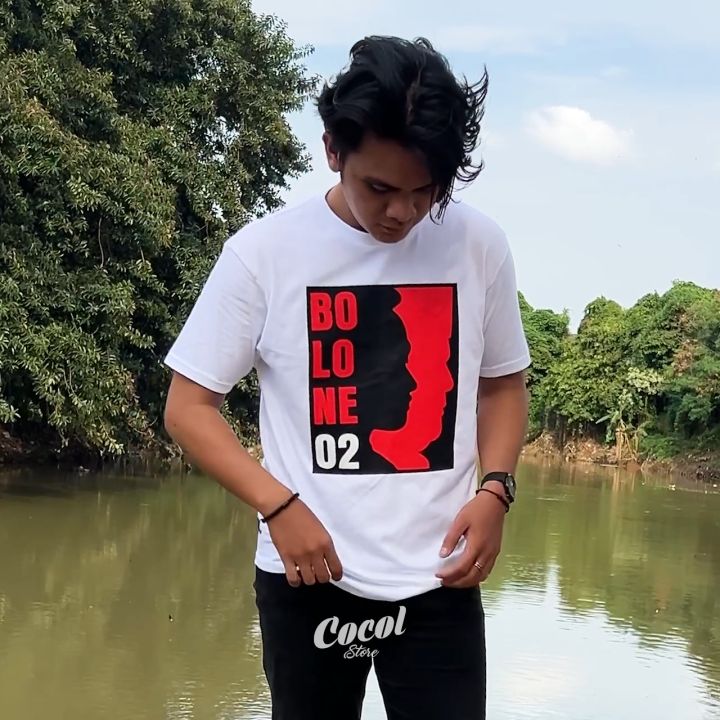 Cocol Store - Kaos Viral Bolone 02 | Lazada Indonesia