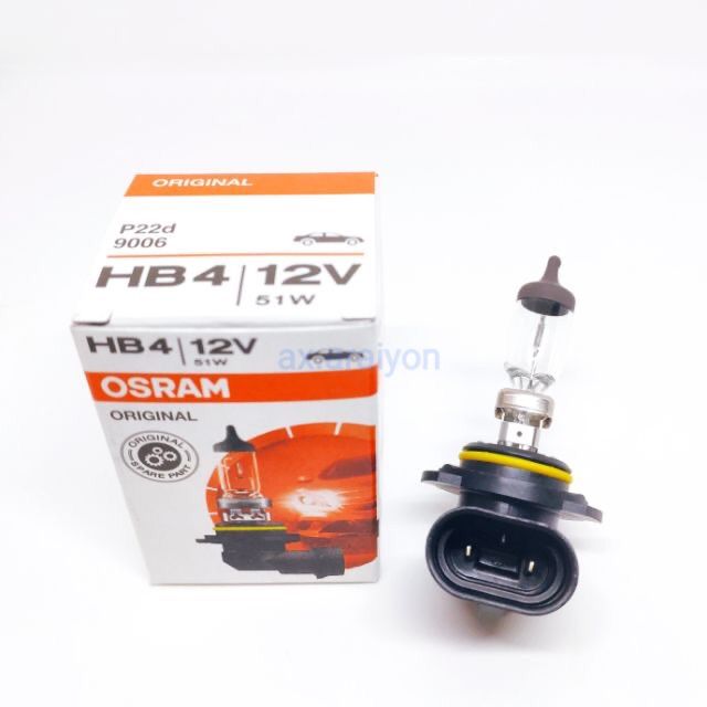 หลอดไฟ HB4 12V 51W OSRAM ( 1 หลอด ) หลอดไฟหน้าและไฟตัดหมอก | Lazada.co.th