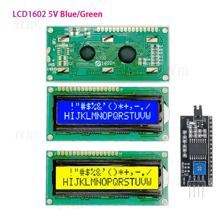 LCD1602 Module Blue Green Screen For Arduino LCD1602A LCD Character UNO R3 Mega2560 Display ...