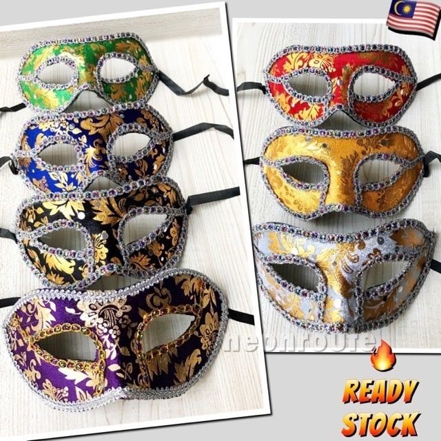 Venetian Style Masquerade Mask. Victorian Era design party Mask | Lazada