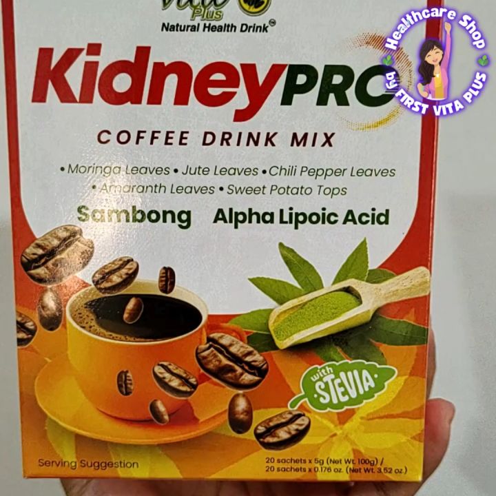 Kidneypro Coffee Drink Mix With Sambong, Alpha-Lipoic Acid And ...