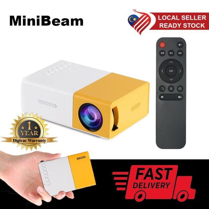 Portable Mini Projector YG300 Pro Full HD 1080p LED Home Theater Cinema ...