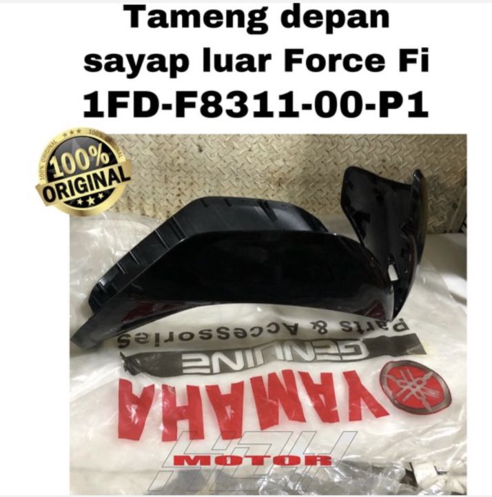 Tameng depan panel sayap luar force fi hitam Yamaha kode part 1FD-F8311-00-P1 | Lazada Indonesia