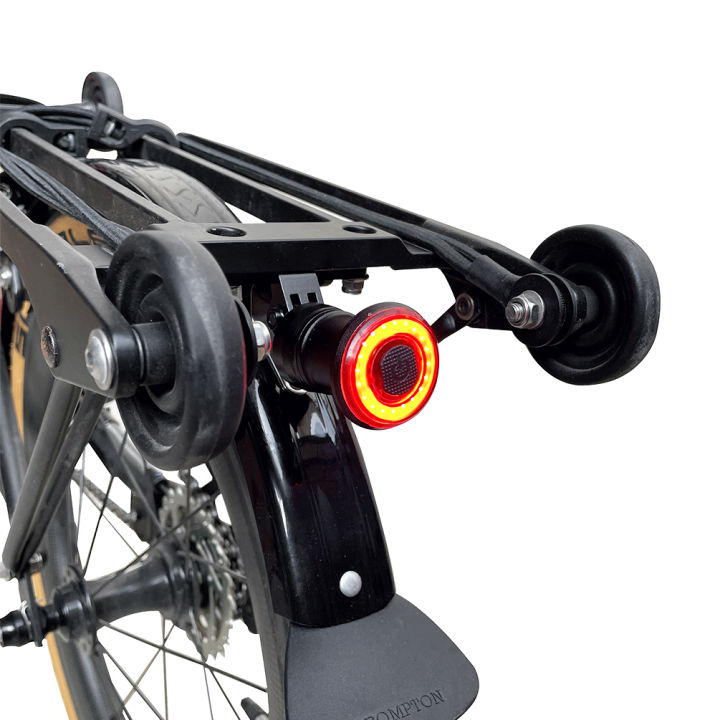 TWTOPSE Bicycle Smart Auto Light Mount Set For Brompton Original Rear ...
