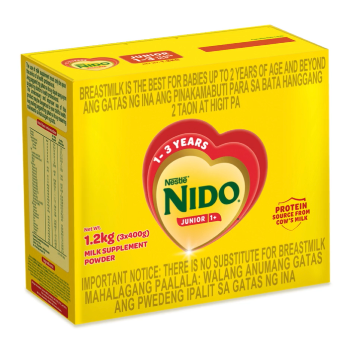 NIDO Junior 1.2kg for 1-3 Years Old Milk Supplement | Lazada PH