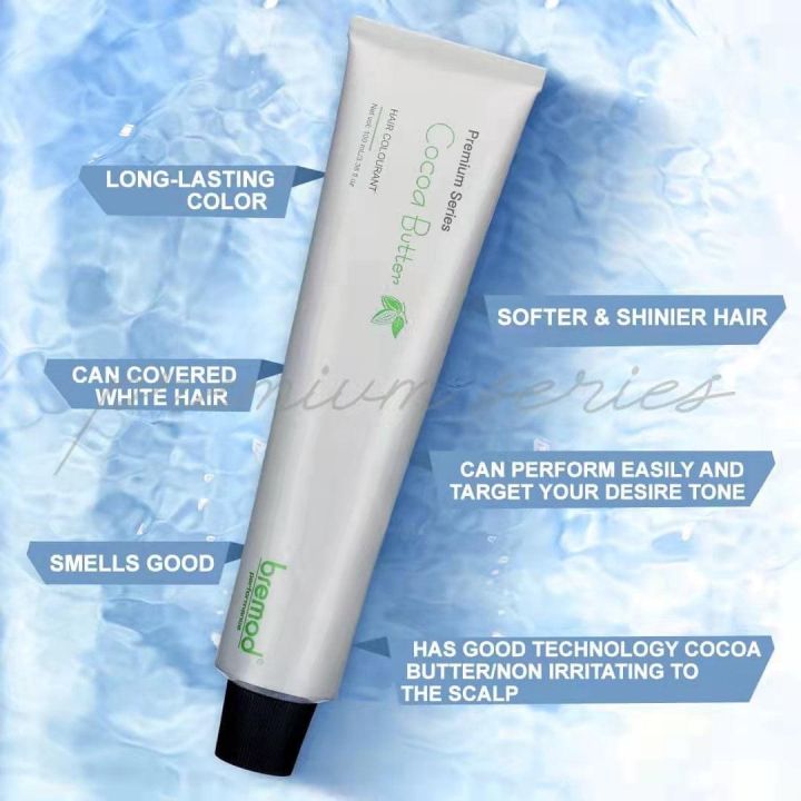 Bremod Premium Series Cocoa Butter Hair Color Dye 100ml | Lazada PH