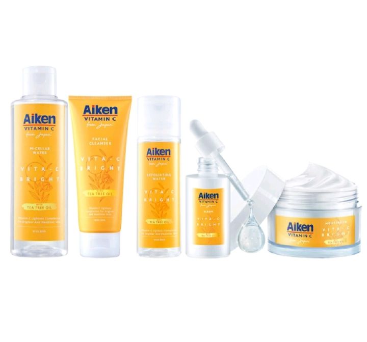 Aiken Vita-C Full Set 3 IN 1/4 IN 1/5 IN 2 - Brightening Exp 2025 | Lazada