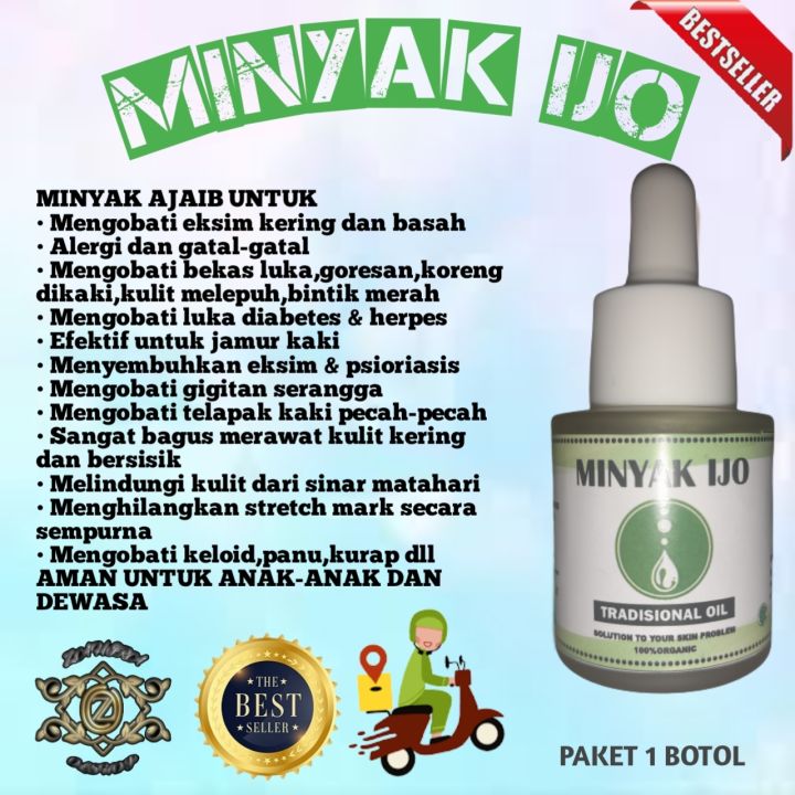 MINYAK IJO - Asli Herbal Original Obat Gatal Luka Penghilang Bekas Luka ...