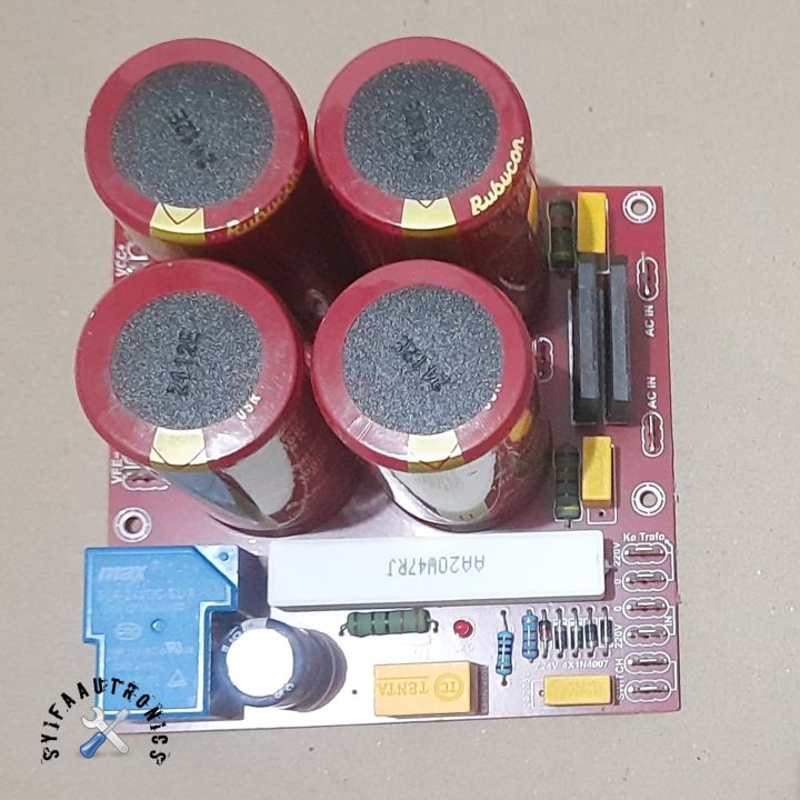 Kit PSU 4 elco 10000uF/100V Rubycon USR red original isi full plus ...