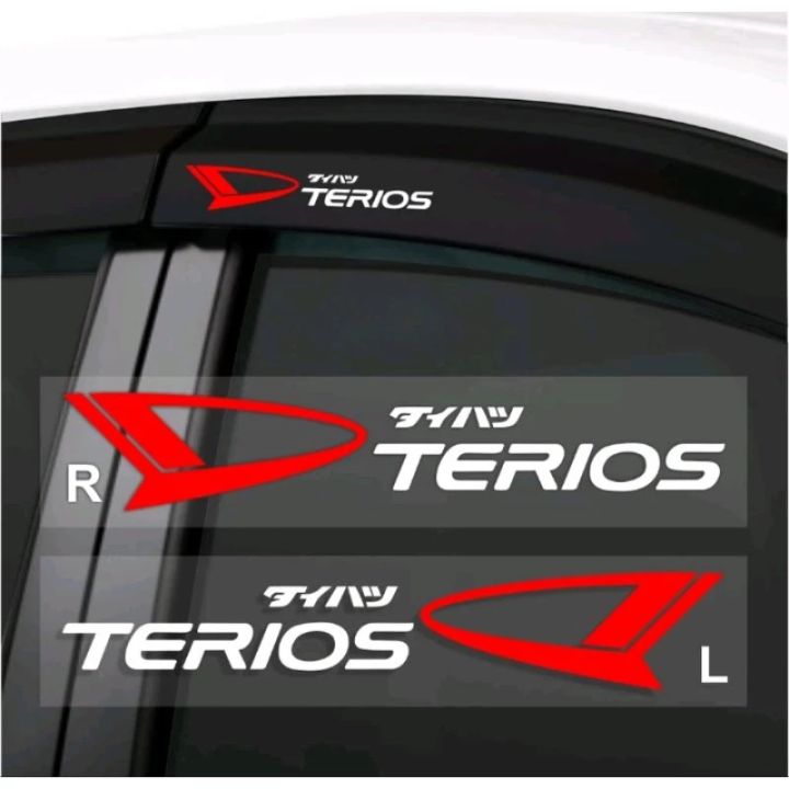 0STICKER VARIASI TALANG AIR MOBIL TERIOS UKURAN 14CM | Lazada Indonesia