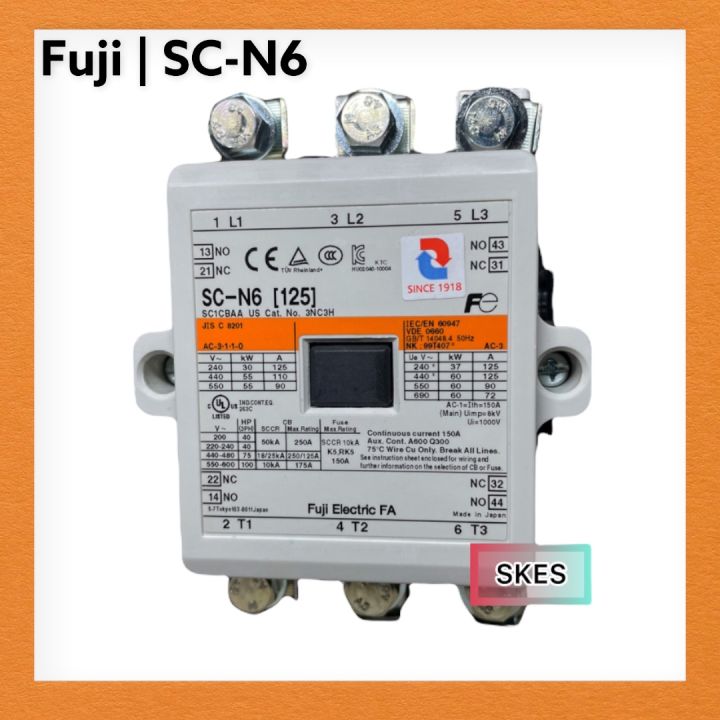 Fuji SC-N6 Magnetic Contactor Made in Japan | Scn6 | At Iba Pa | Lazada PH