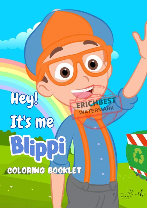 Blippi Coloring Book A5 size | Lazada PH