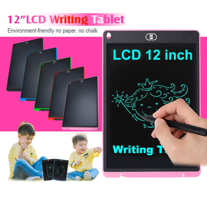 12 / 8.5 inch LCD Writing Tablet Writing Board Drawing for Children ...