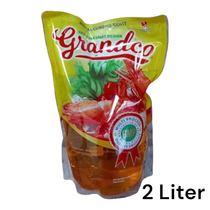 Minyak goreng Grandco 2 Liter kemasan Pouch isi ulang | Lazada Indonesia