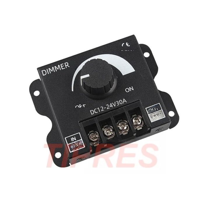 High Power 30A Led Strip Light Dimmer 12v Rotary Switch Control Panel ...