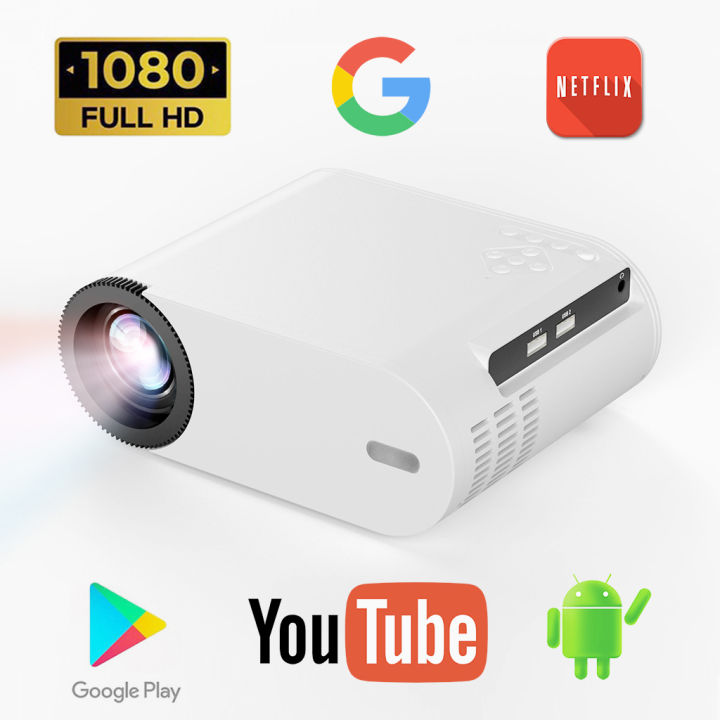 ISINBOX X5 Projector Android 7.1 WIFI Full HD Native 1080P Projector 4K ...
