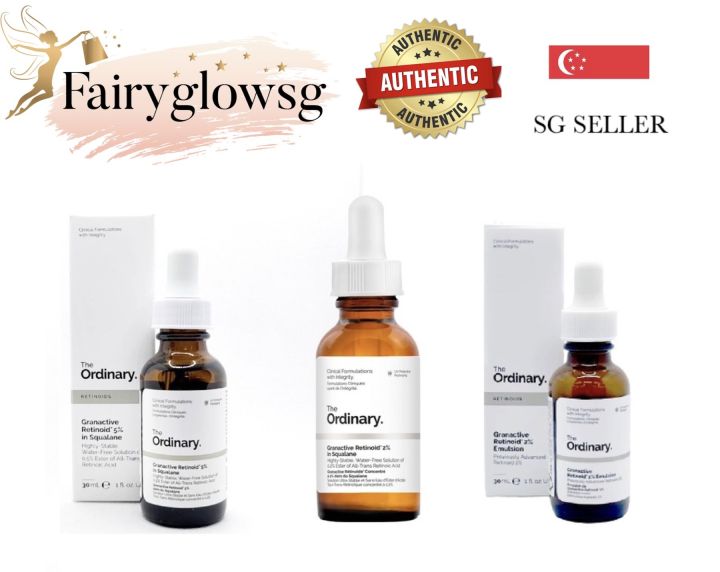 THE ORDINARY Granactive Retinoid 2% Squalene, 5% Squalene, Granactive ...