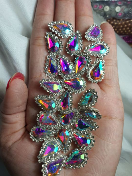 swarovski / cangkang kaca / DIAMOND cangkang kaca / cangkang tetes ...