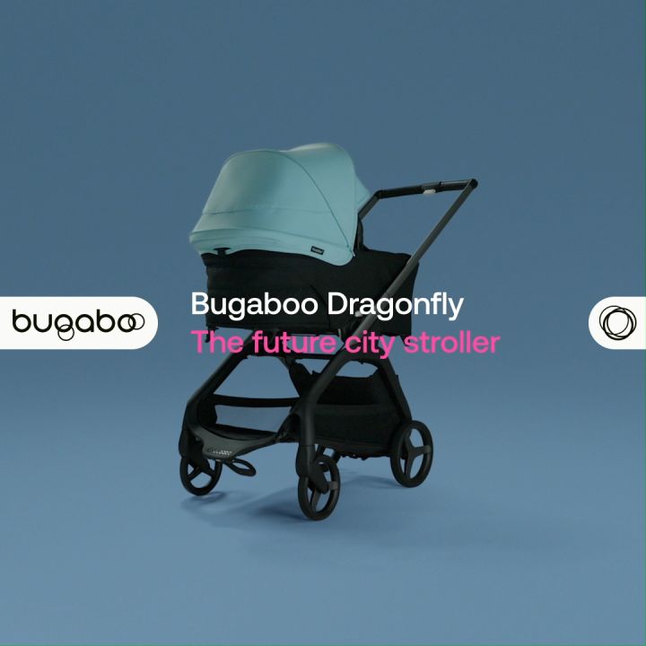 Bugaboo Dragonfly Complete Stroller - The future city stroller (Blk/Blk&Graphite/Blk available ...