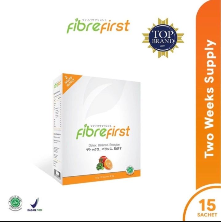 Fiberfirst 15 sachet | FibreFirst Isi 15s / Fibre First 15s | Lazada Indonesia