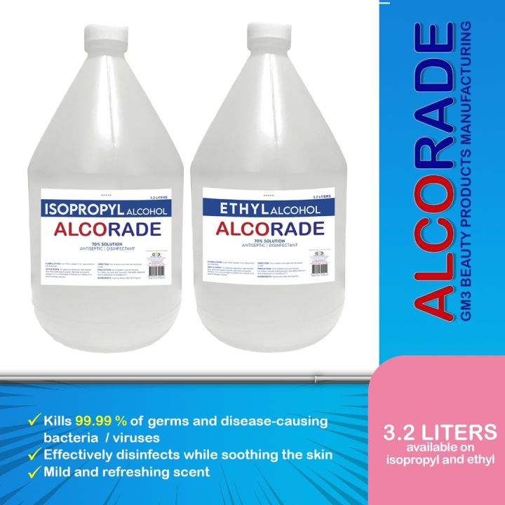 Alcorade Ethyl Alcohol 1 Gallon | Lazada PH