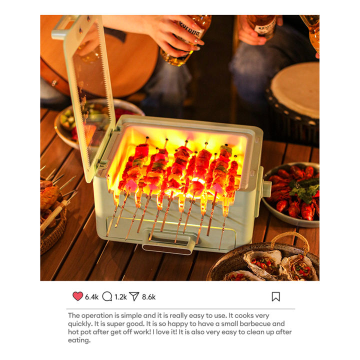 Vermax 4IN1 3 Layers Electric BBQ Grill Multifunctional Barbecue ...