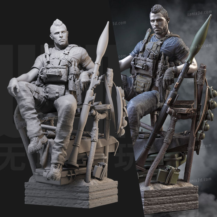 Soap Call Game 18 Scale 3D Printed White Model Collectible Figures ...