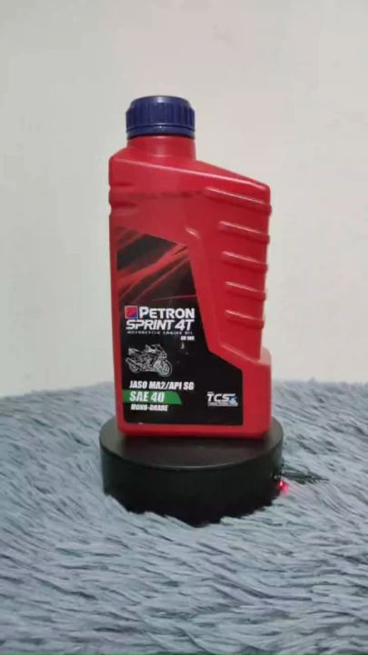 PETRON SPRINT 4T SR100 MONO-GRADE MOTORCYCLE ENGINE OIL SAE 40 1 LITER | Lazada PH