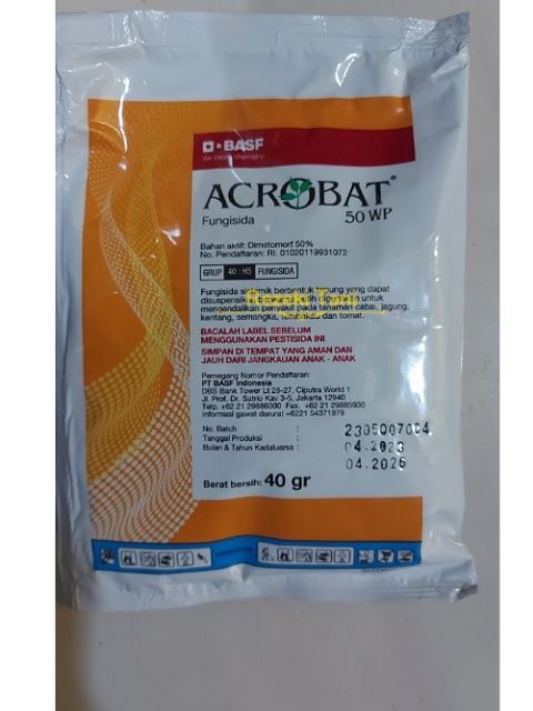 Fungisida Sistemik Acrobat 50WP kemasan 40gr untuk Busuk Daun | Lazada Indonesia