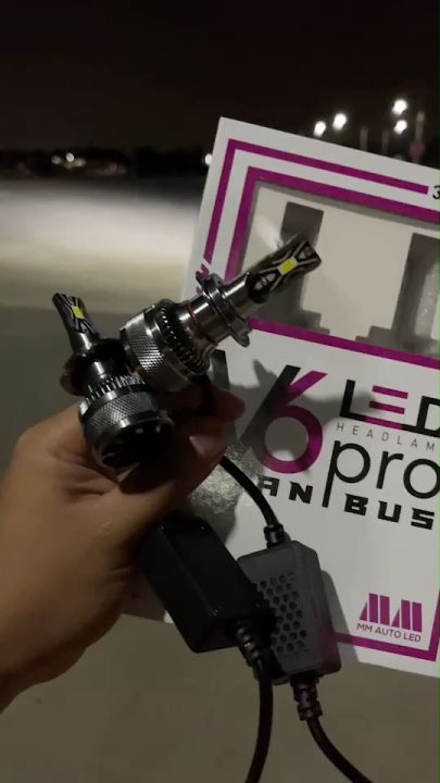 ไฟหน้าLED V6P Canbus (รับประกัน 2ปี ) | Lazada.co.th