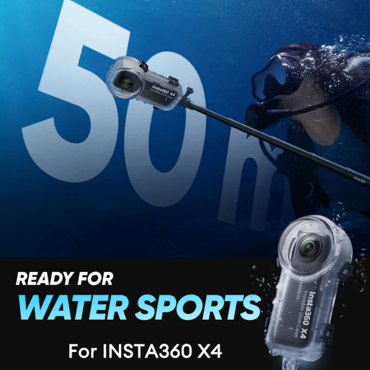 【🇸🇬 STOCK】Original Insta360 X4 Invisible Dive Case for Underwater ...