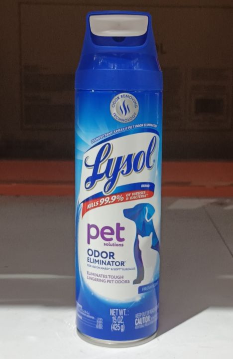 Lysol Pet Odor Eliminator Spray 425g | Lazada PH