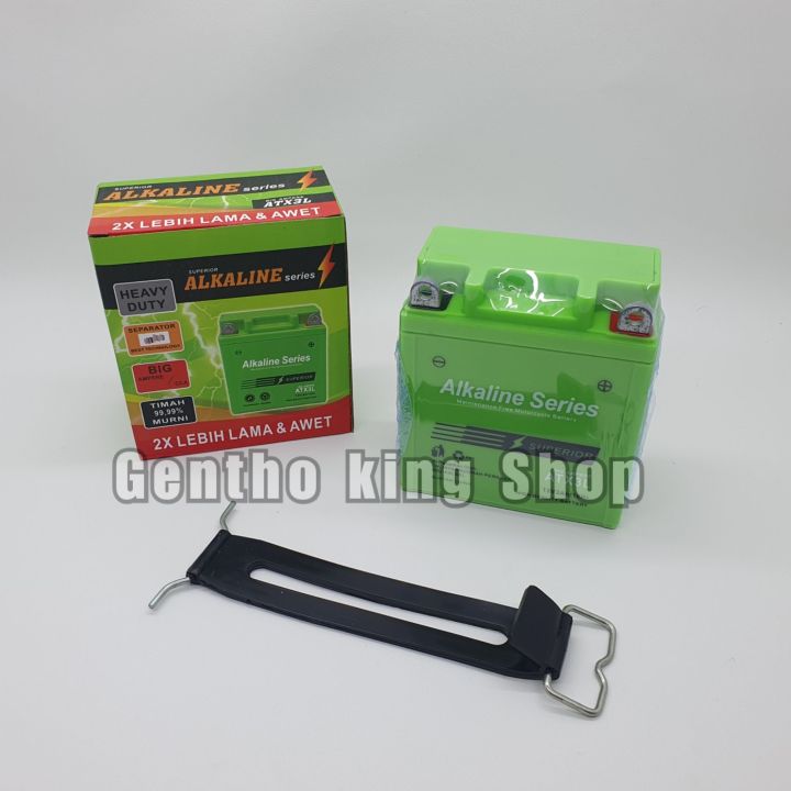AKI ACCU RX KING ALKALINE BONUS TALI AKI RX KING NINJA | Lazada Indonesia