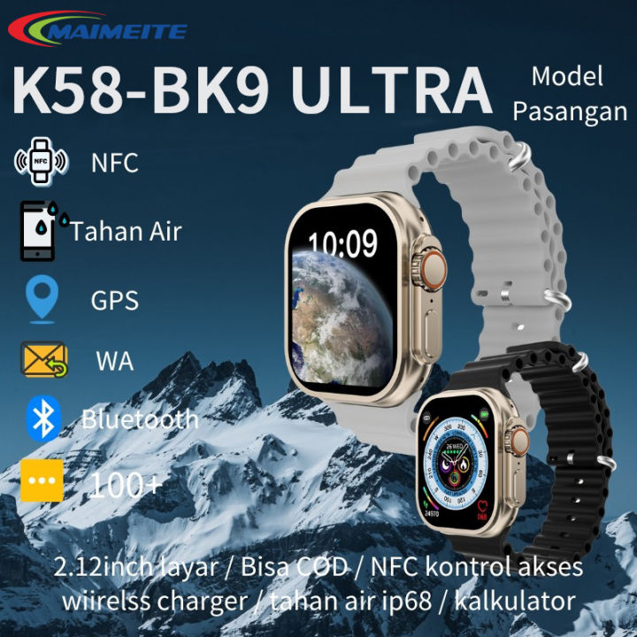 【ของแท้100%】2024 ใหม่ MAIMEITE K58-BK9 ULTRA SmartWatch 2.2" สมาร์ทวอทช์ รองรับภาษาไทย การ ...