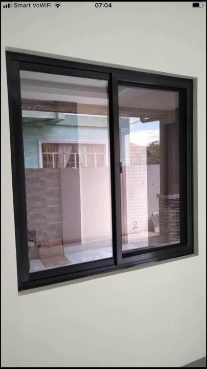 H 103cm X W 103 Aluminum Sliding Window Reflective Glass With Screen