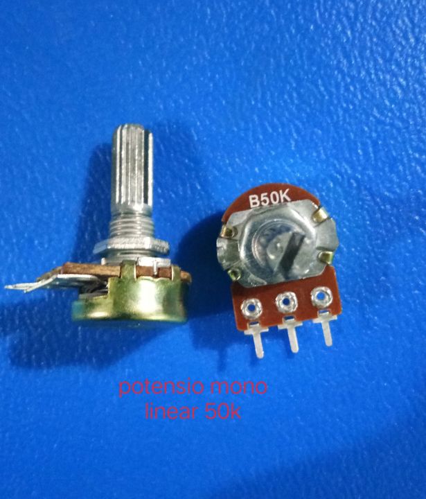 POTENSIO MONO 50K POTENSIOMETER MONO LINEAR 50K | Lazada Indonesia