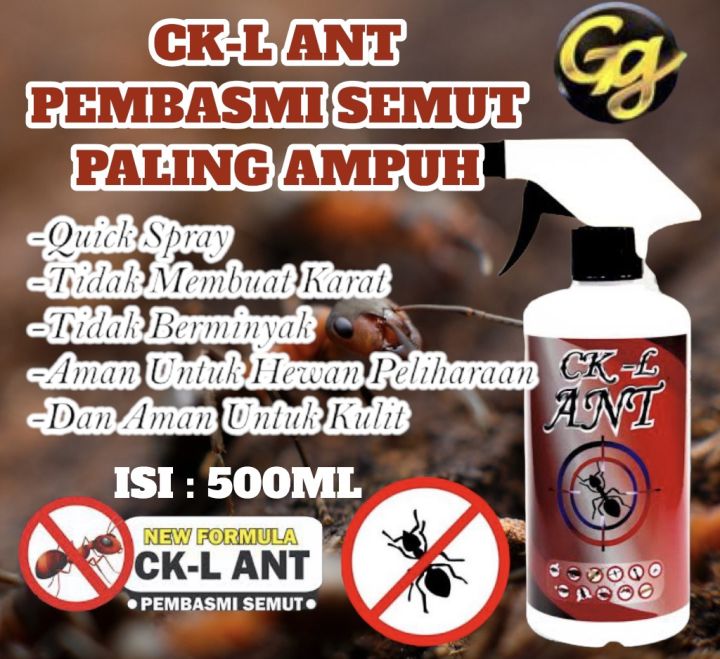 Ck-l ant pembasmi semut paling ampuh 500ml spray, anti semut, obat ...