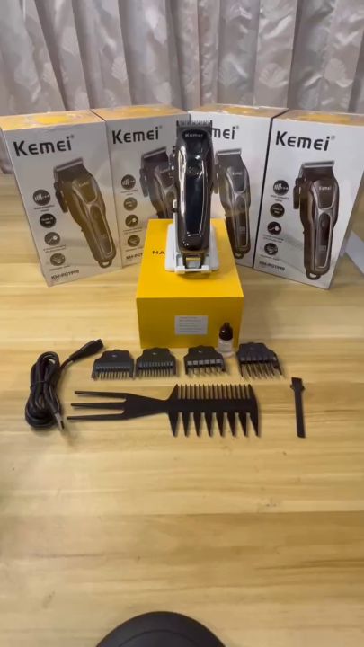 Kemei KM1990 KM-1990 ใหม่ล่าสุด!! (คละสี) ของแท้100% แบตเตอเลี่ยนตัดผม ...