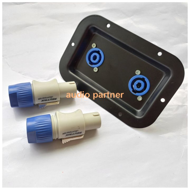 PLAT BOX SPEAKER PLUS JACK SPIKON INPUT DAN OUTPUT BAHAN TEBAL | Lazada ...