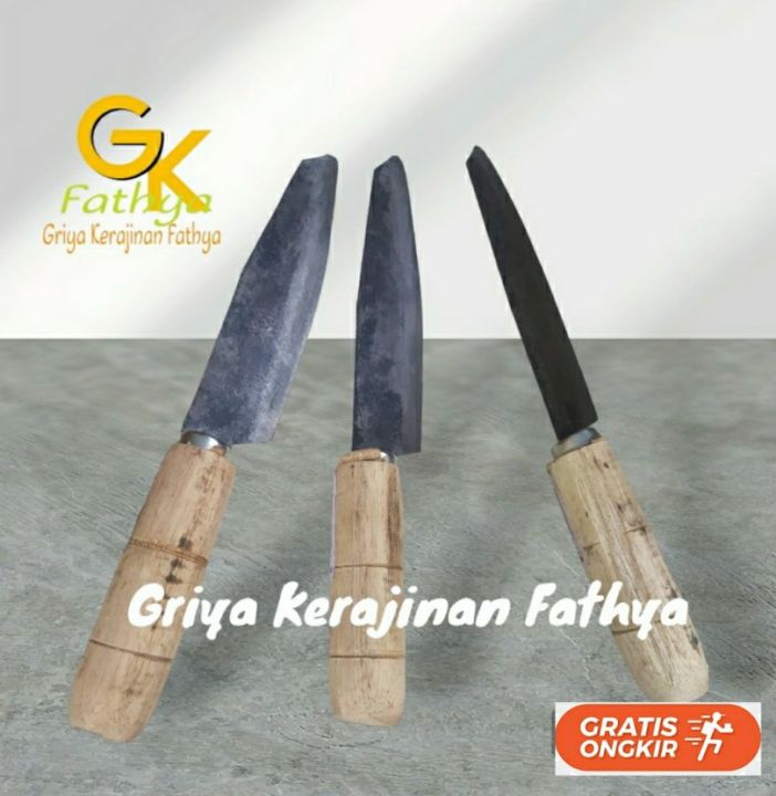 PISAU DAPUR TAJAM BAHAN BESI BAJA/ PISAU POTONG SAYURAN DAN BUAH/ PISAU ...