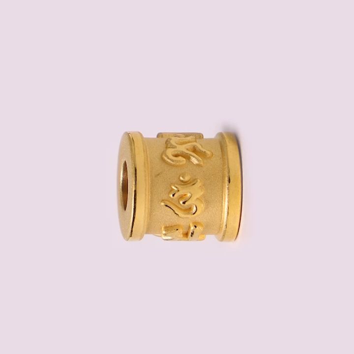 Chow Sang Sang 周生生 Charme Blessings Culture 999 Gold Om Mani Padme Hum ...
