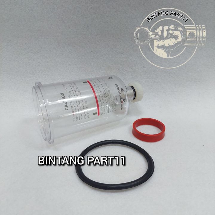 Tabung Water Separator PS125 Canter Kaca Filter Solar Bawah PS125 ...