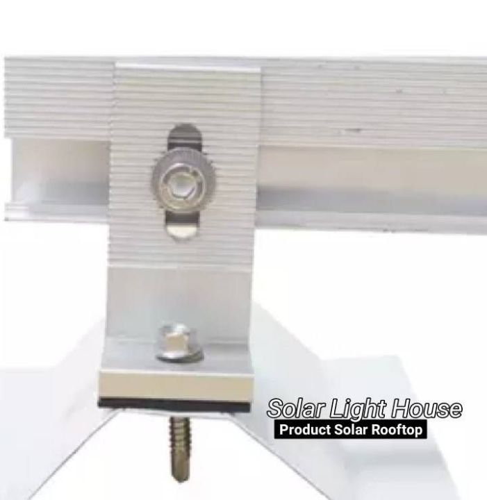 SOLAR L - FEET ขายึดรางโซล่าเซลล์สำหรับหลังคาเมทัลชีท | Lazada.co.th